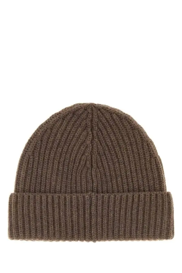 Loewe Cashmere Beanie Hat - Brown