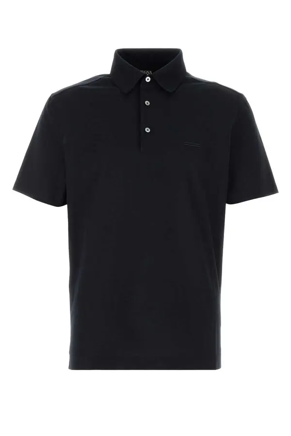 Zegna Midnight Piquet Polo Shirt