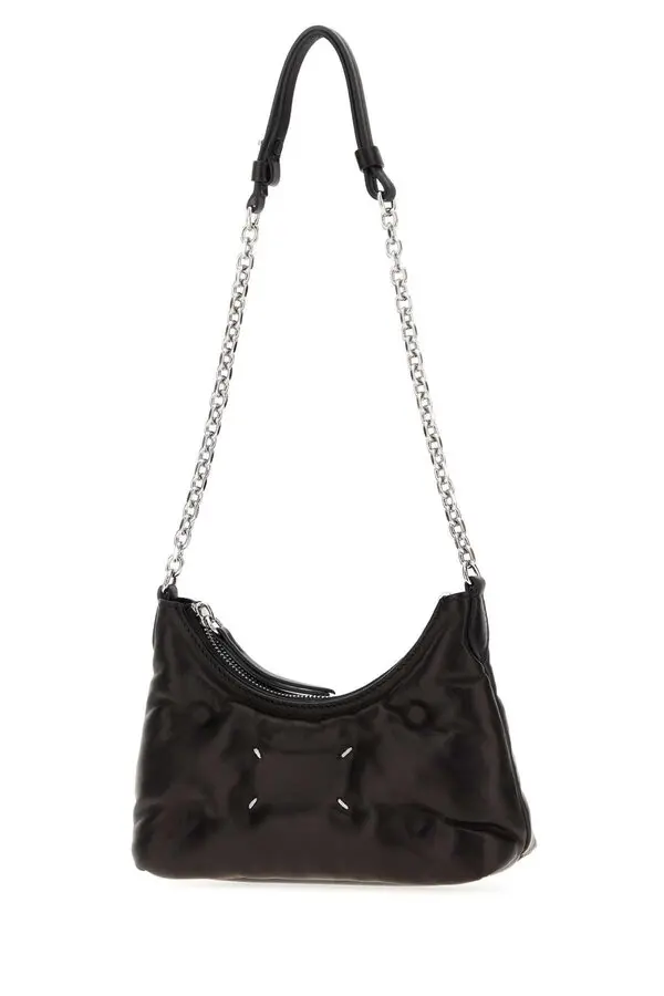 MAISON MARGIELA Leather Shoulder Bag - Black
