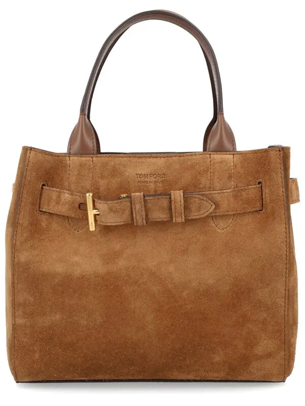 TOM FORD Audrey Small Tote Bag - Brown