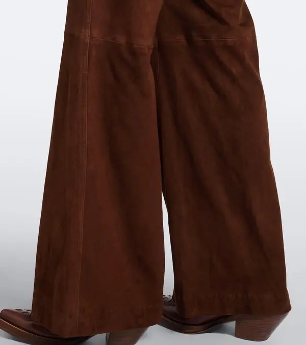 Polo Ralph Lauren Beaton Suede Flared Pants