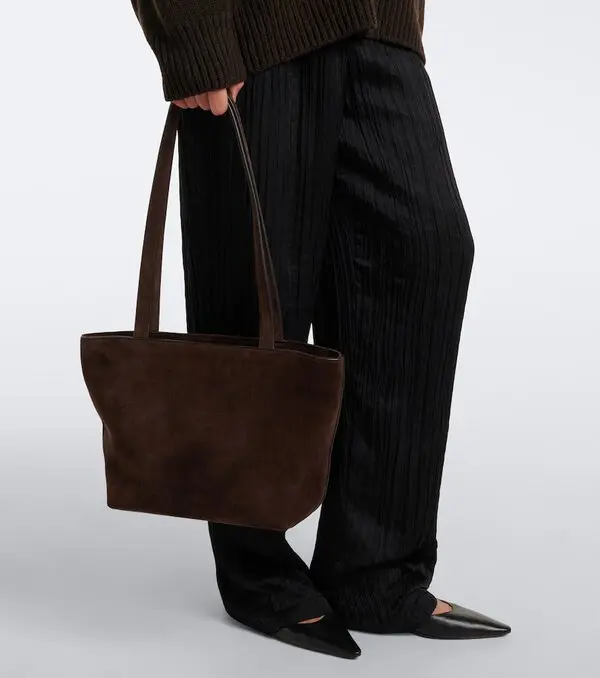 THE ROW Parker Medium Suede Tote Bag