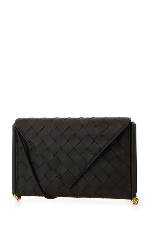 Bottega Veneta Dark Leather Solstice Phone Case - Brown