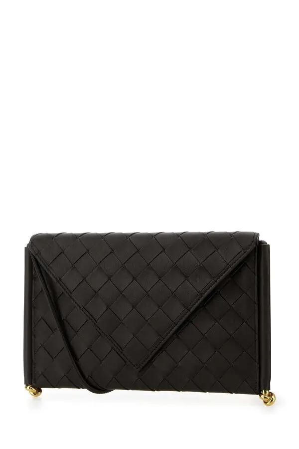 Bottega Veneta Dark Leather Solstice Phone Case - Brown