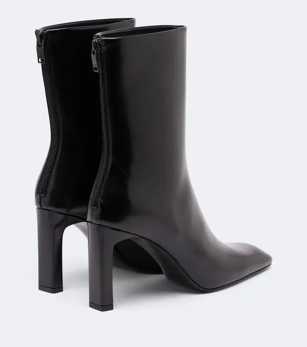 TOTEME Bar Leather Ankle Boots