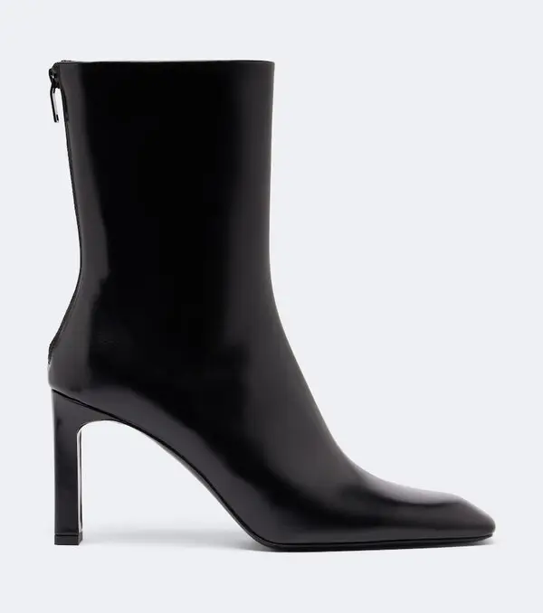 TOTEME Bar Leather Ankle Boots
