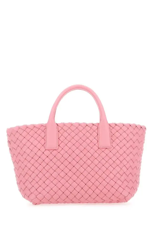 Bottega Veneta Leather Mini Cabat Handbag - Pink