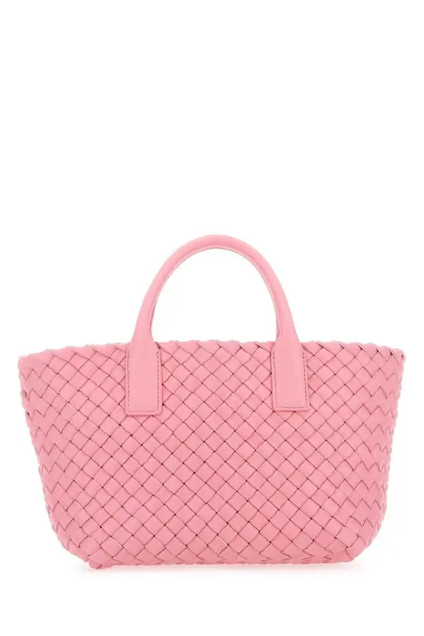 Bottega Veneta Leather Mini Cabat Handbag - Pink