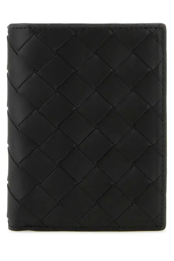 Bottega Veneta Leather Wallet - Black