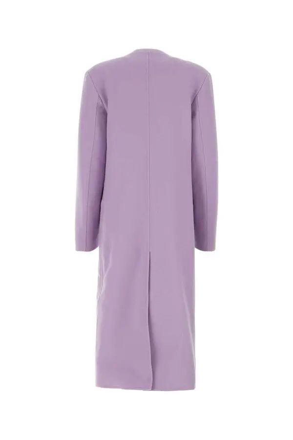 JIL SANDER Lilac Cashmere Coat