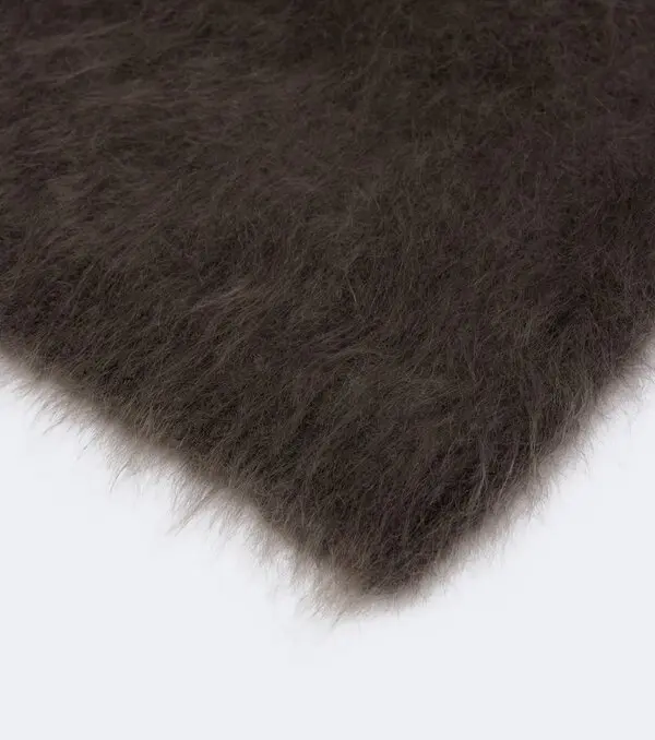 LISA YANG Brushed Cashmere Beanie - Grey