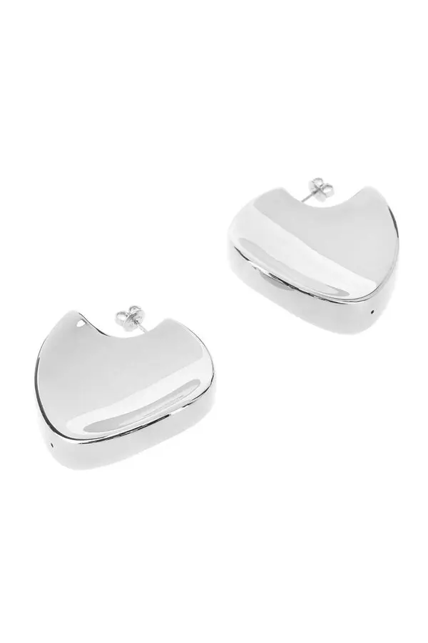 Bottega Veneta Large Disc Earrings