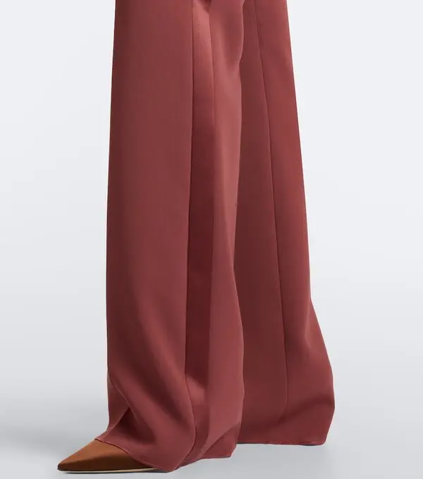 Max Mara Cady Straight Leg Trousers - Pink
