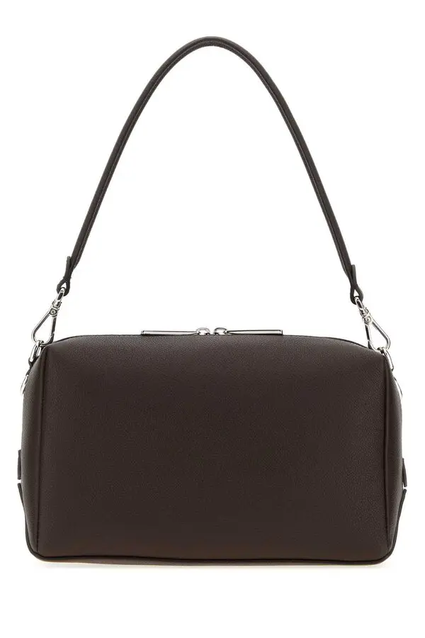 Fendi Dark Leather Lui Medium Shoulder Bag
