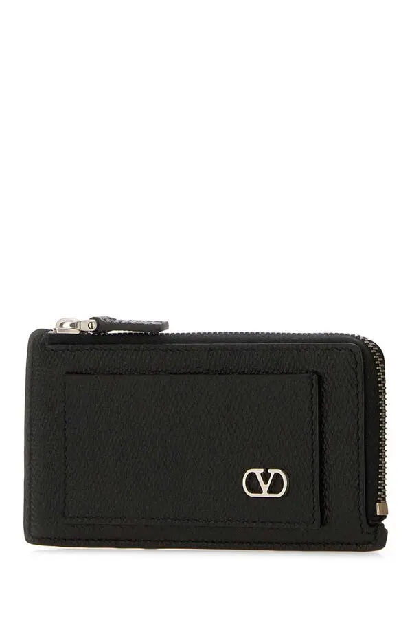 Valentino Garavani Leather Card Holder