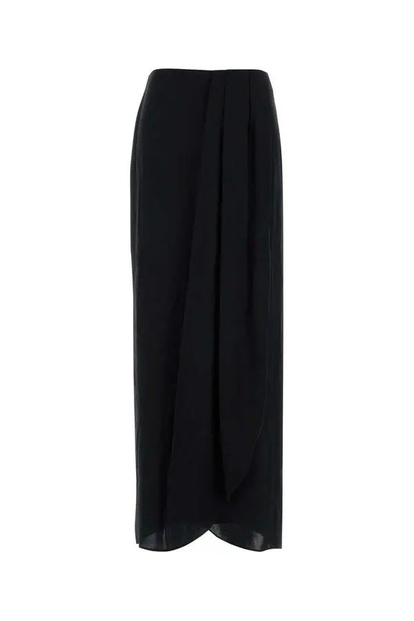 MAISON MARGIELA Satin Skirt - Black