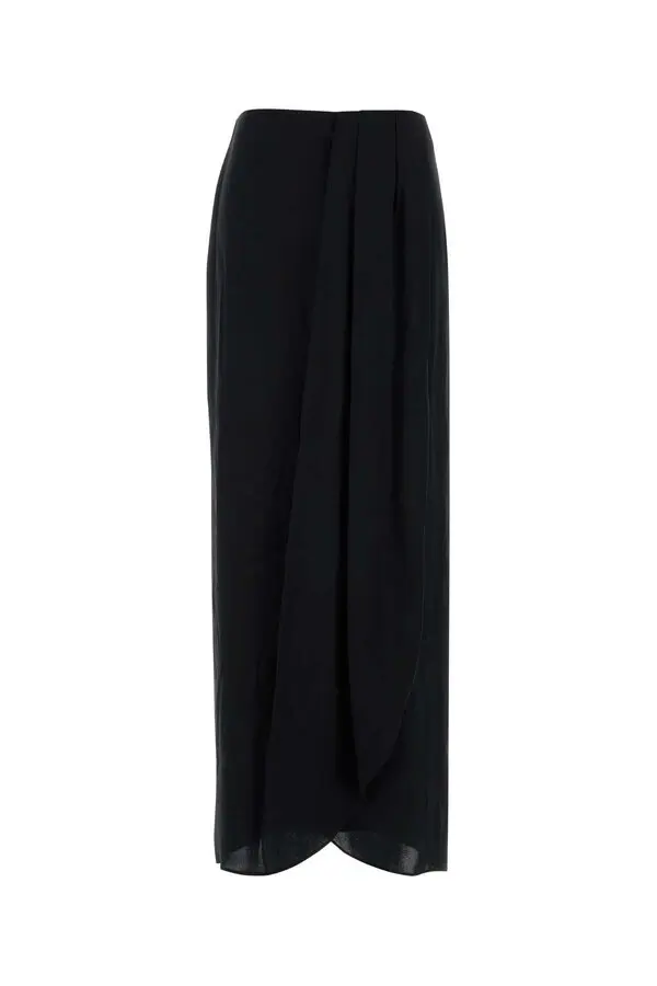 MAISON MARGIELA Satin Skirt - Black
