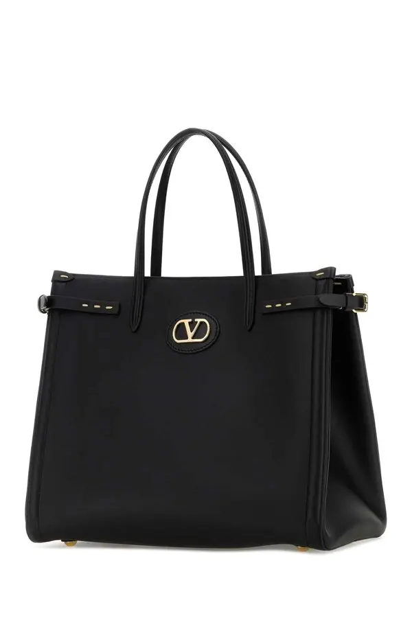 Valentino Garavani Vlogo Shopping Bag - Black