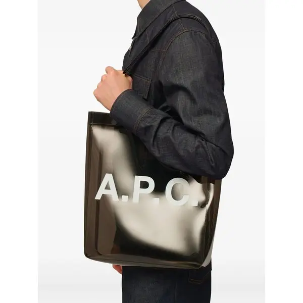 A.p.c. Grey Tote Bags - Gray