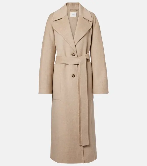 JOSEPH Spencer Wool And Cashmere Coat - Beige