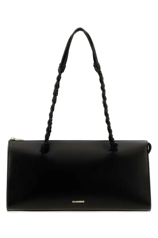 JIL SANDER Leather Tangle Tent Shoulder Bag