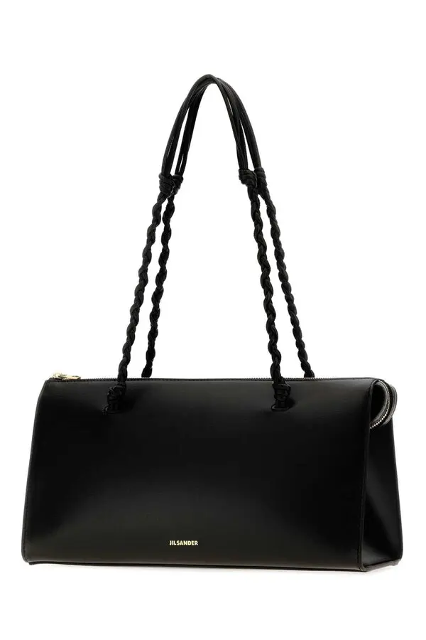 JIL SANDER Leather Tangle Tent Shoulder Bag