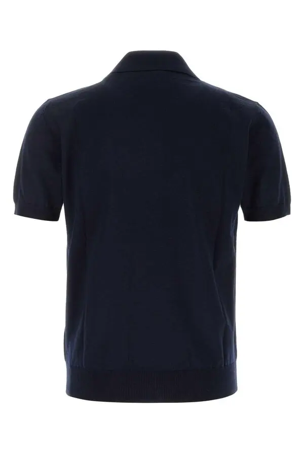 Valentino Garavani Midnight Wool Polo Shirt