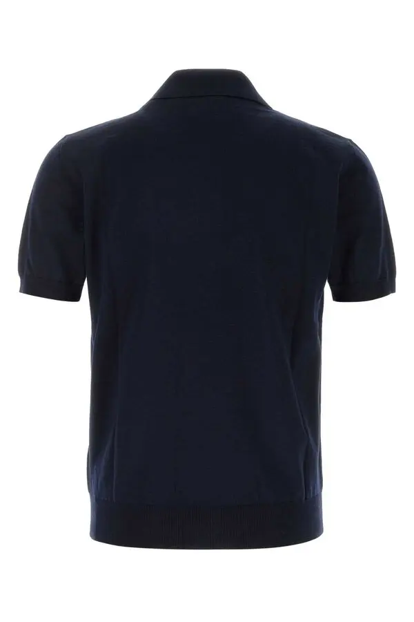 Valentino Garavani Midnight Wool Polo Shirt