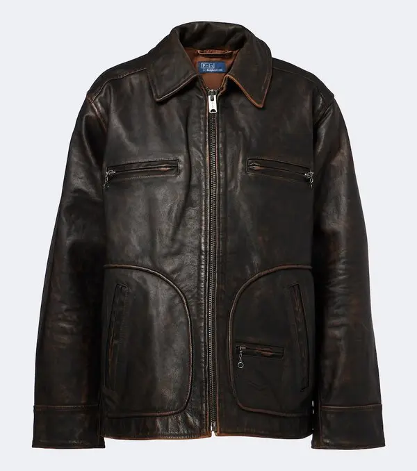 Polo Ralph Lauren Oversized Leather Jacket