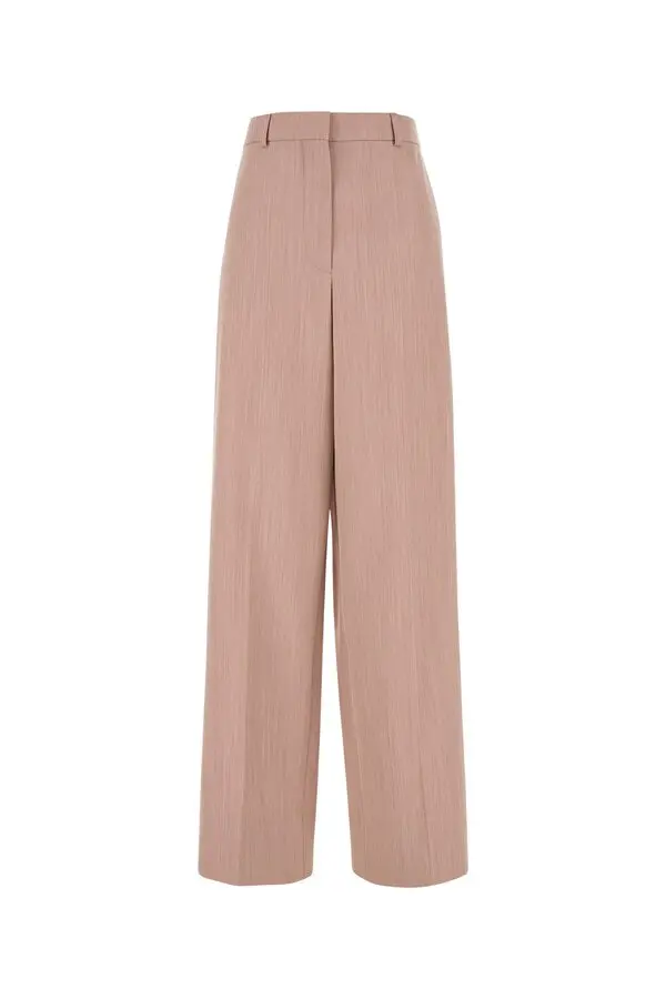 Stella McCartney Wool Loose Pants - Multicolor