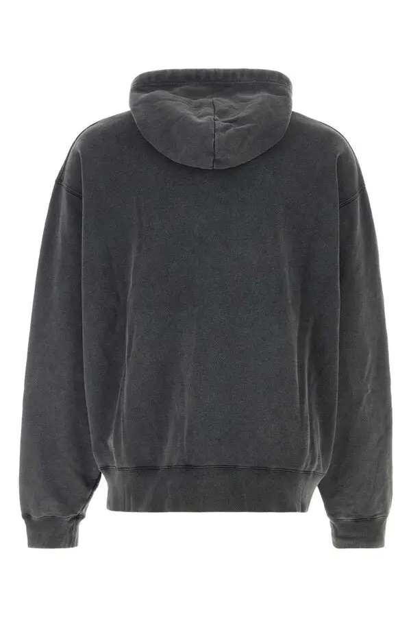 Balenciaga Oversize Cotton Hoodie - Gray