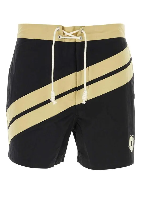 Palm Angels Two-tone Nylon Swimming Shorts - Multicolor