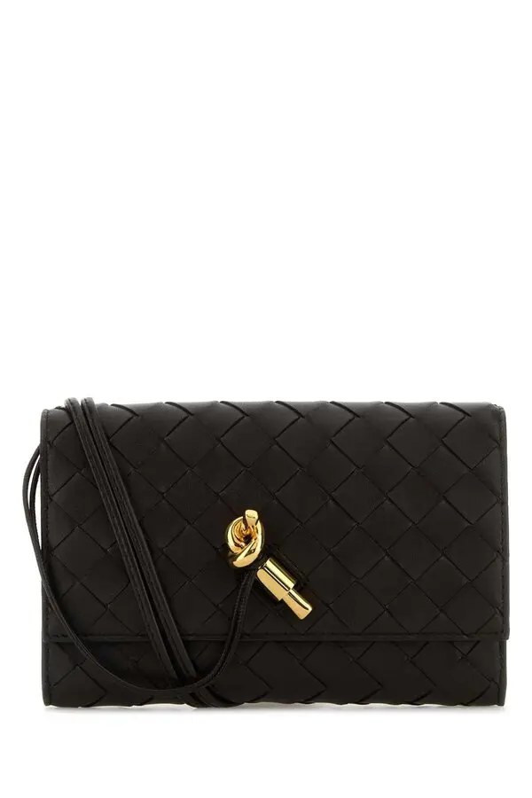 Bottega Veneta Chocolate Nappa Leather Andiamo Crossbody Bag - Brown