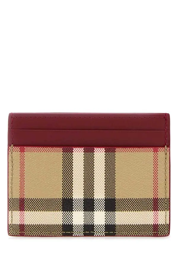 Burberry Printed Canvas Card Holder - Multicolor