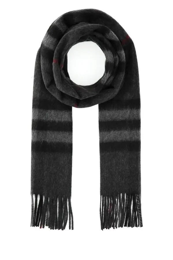 Burberry Embroidered Cashmere Scarf - Multicolor