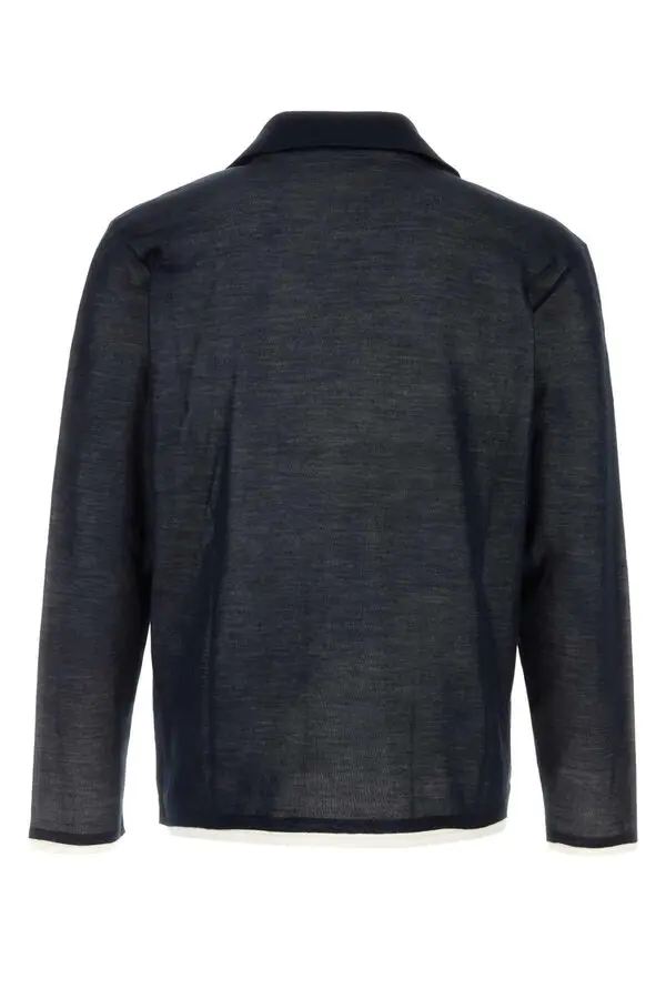 FERRAGAMO Midnight Silk Polo Shirt
