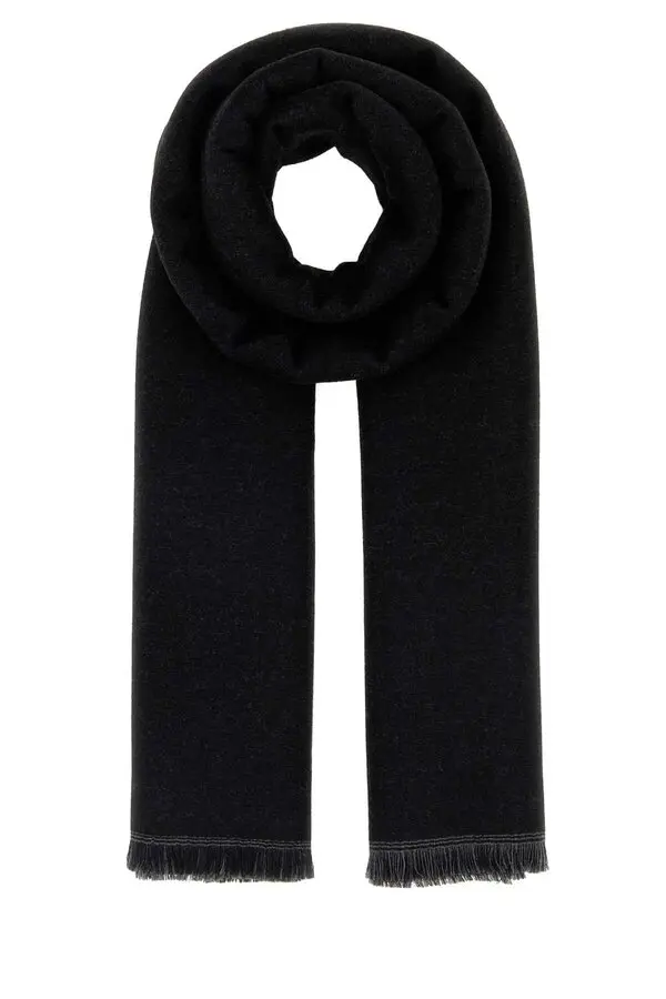 Fendi Wool Scarf - Black