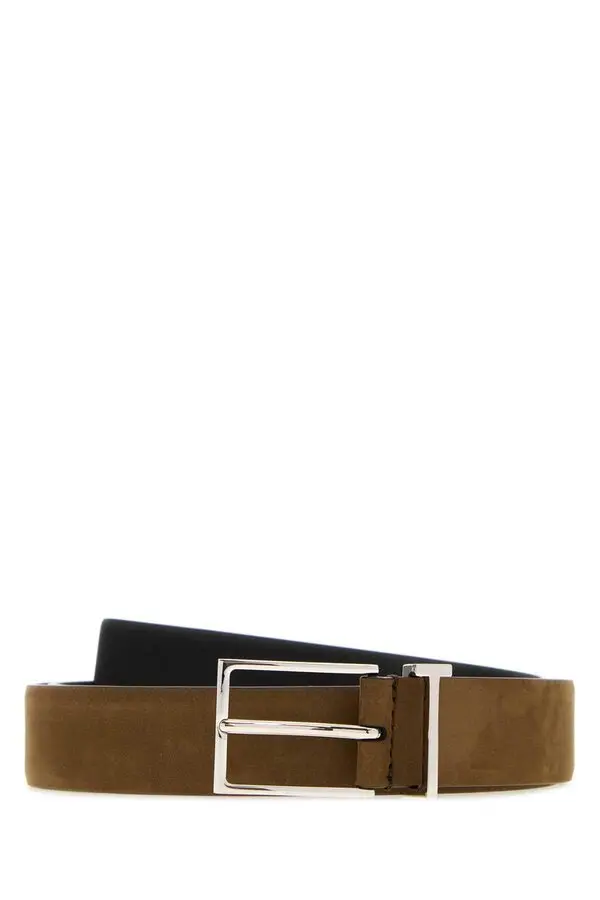 TOM FORD Suede Belt - Brown