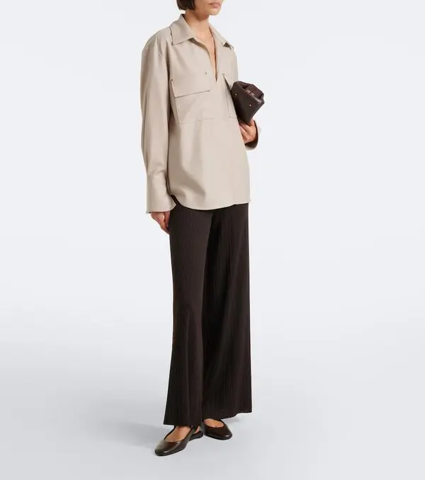 Agnona Embellished Wool Shirt