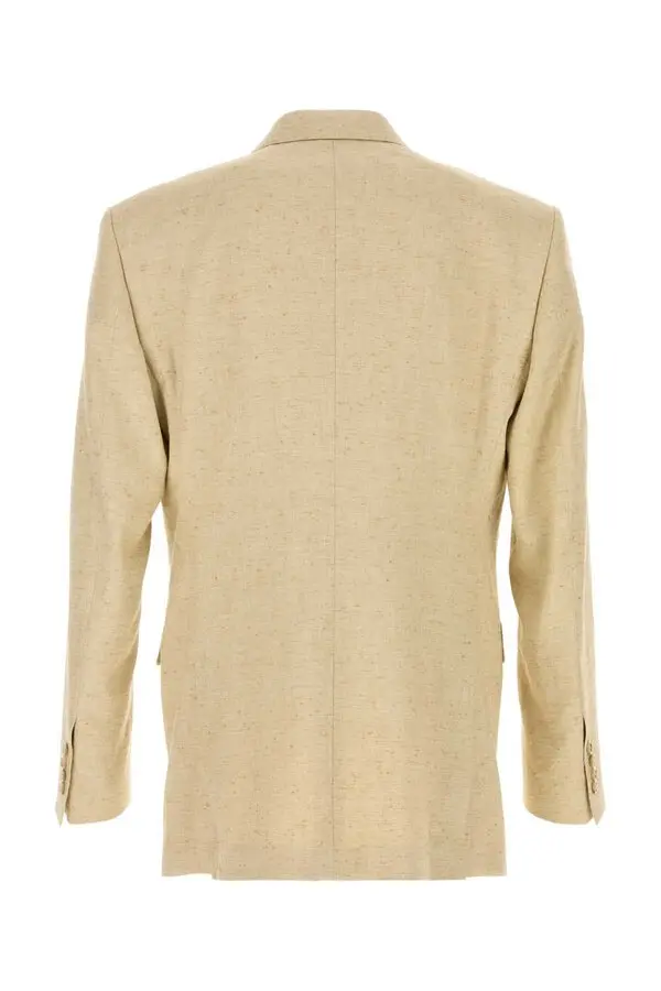 Dolce & Gabbana Sand Tweed Blazer