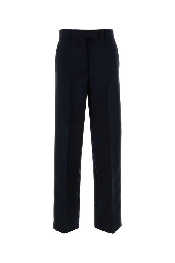 Miu Miu Navy Mohair Blend Pant