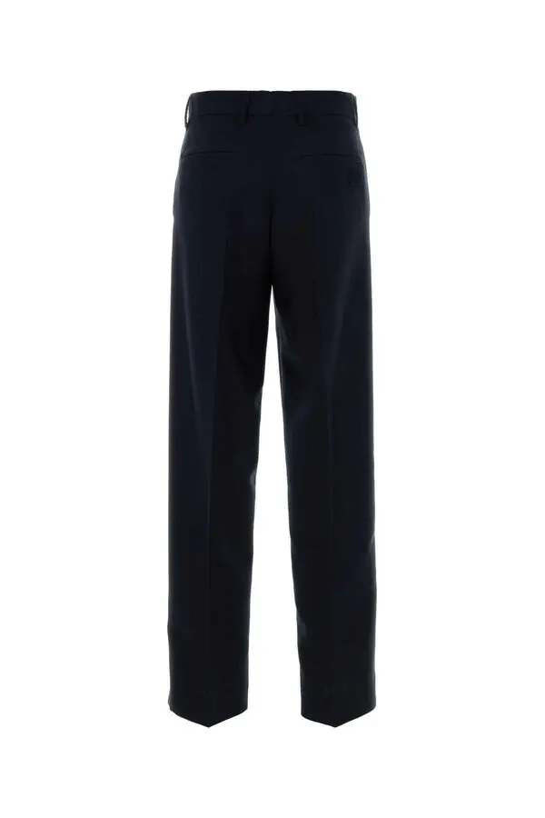 Miu Miu Navy Mohair Blend Pant