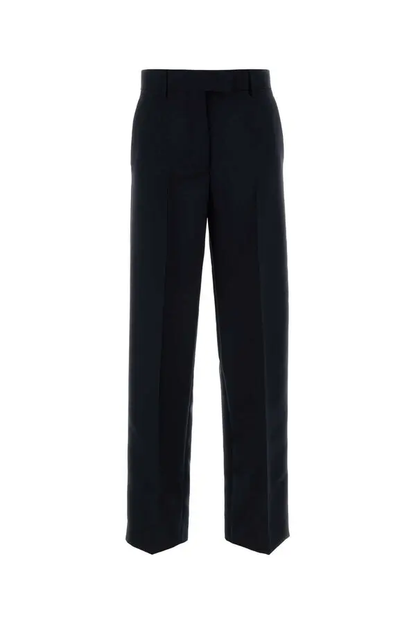 Miu Miu Mohair Blend Pants - Blue
