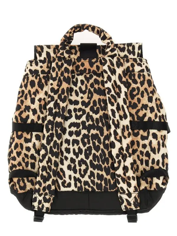 GANNI Recycled Fabric Backpack