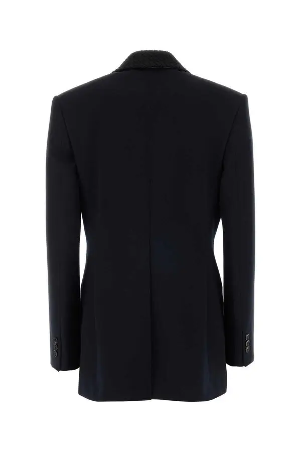Bottega Veneta Midnight Wool Blazer