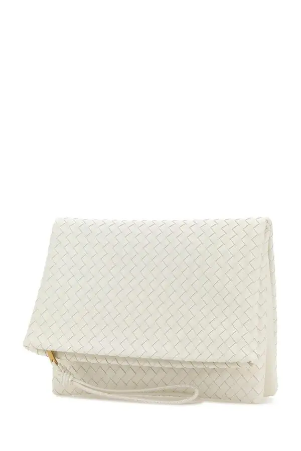 Bottega Veneta Leather Giornale Clutch
