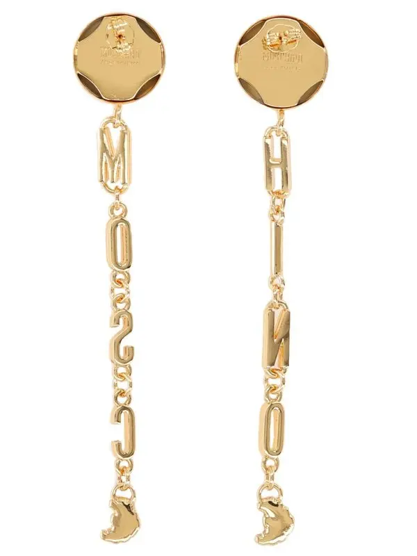 Moschino Logo Earrings