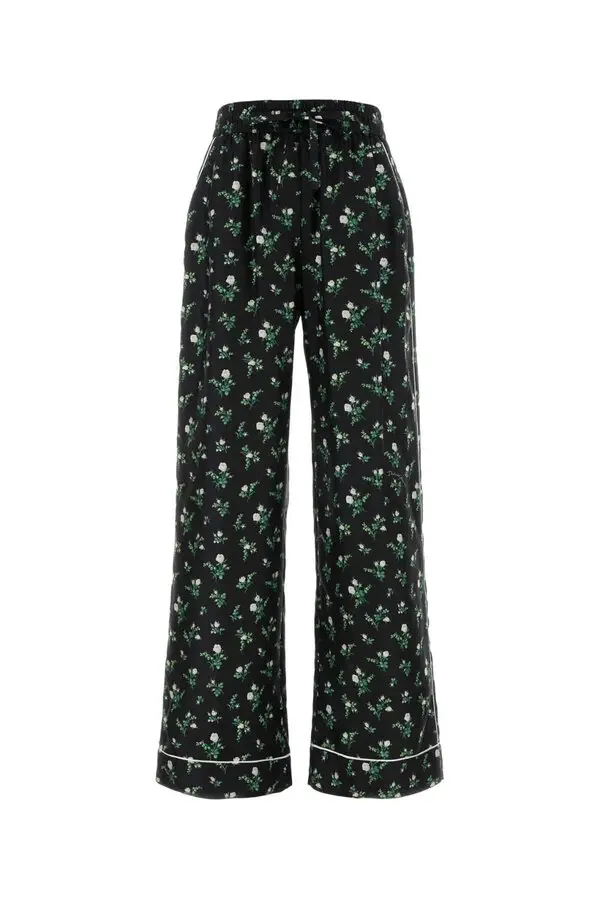 Dolce & Gabbana Printed Satin Pant - Multicolor