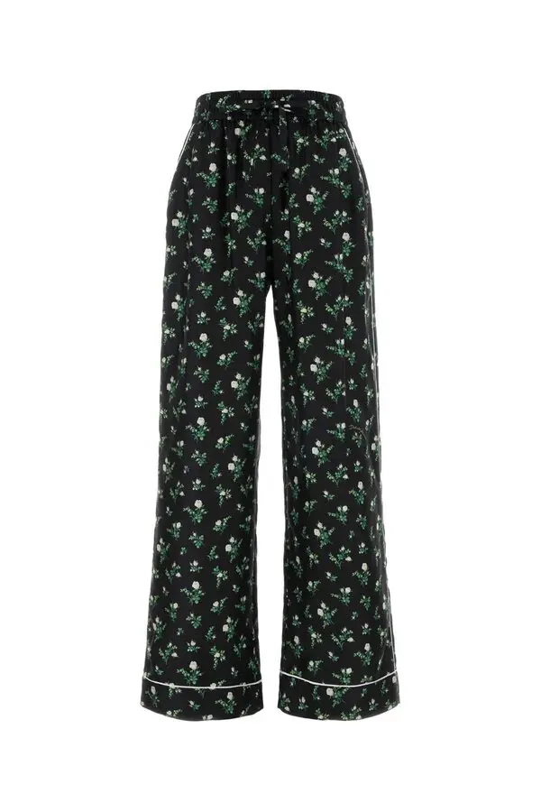 Dolce & Gabbana Printed Silk Pants - Multicolor