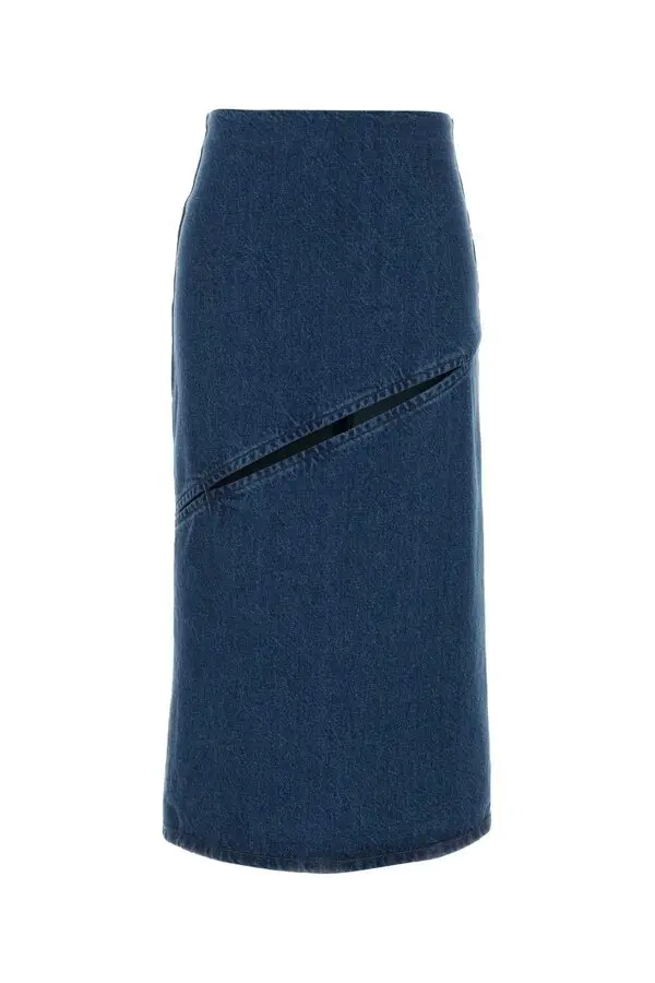 JIL SANDER Denim Skirt - Blue